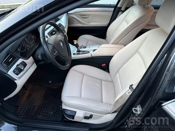 Grey BMW 530 2010 in Daugavpils, with an engine capacity of 3.00 L and mileage of 275 thousand km for 8550 €, photo 8 on AUTOMOTO.COM.LV