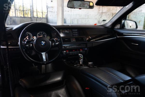 Grey BMW 530 2010 in Daugavpils, with an engine capacity of 3.00 L and mileage of 380 thousand km for 10500 €, photo 9 on AUTOMOTO.COM.LV