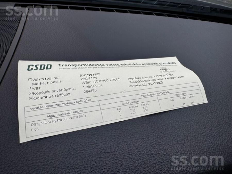 Серый БМВ 530 2010 в Елгава, объемом двигателя 3.00 л и пробегом 0 тыс. км за 9500 €, фото 24 на AUTOMOTO.COM.LV