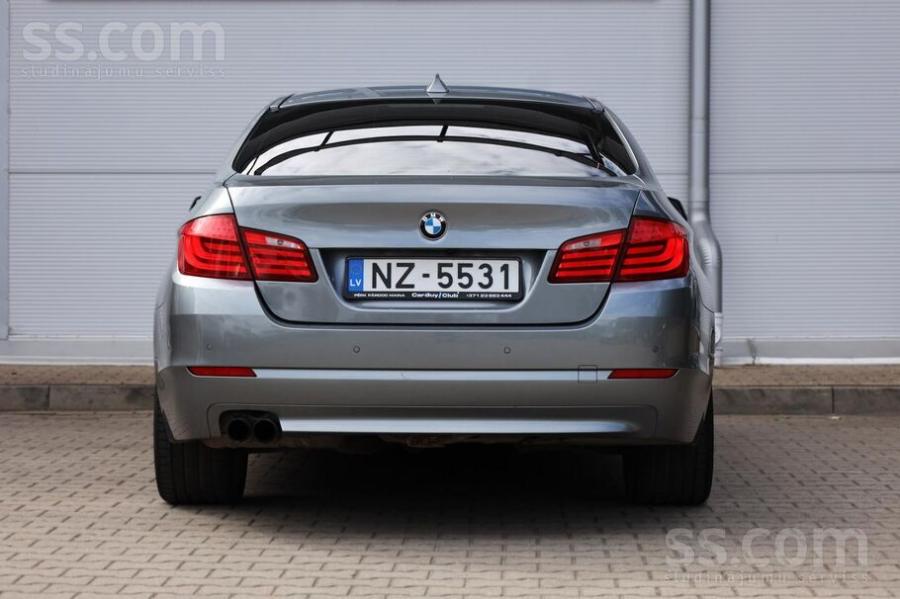 Pelēks BMW 530 2010 Rīga, ar dzinēja tilpumu 3.00 L un nobraukumu 420 tūkst. km par 8495 €, foto 7 vietnē AUTOMOTO.COM.LV
