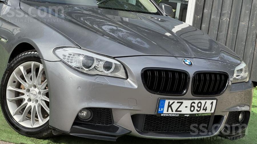 Grey BMW 530 2010 in Riga, with an engine capacity of 3.00 L and mileage of 0 thousand km for 7950 €, photo 4 on AUTOMOTO.COM.LV
