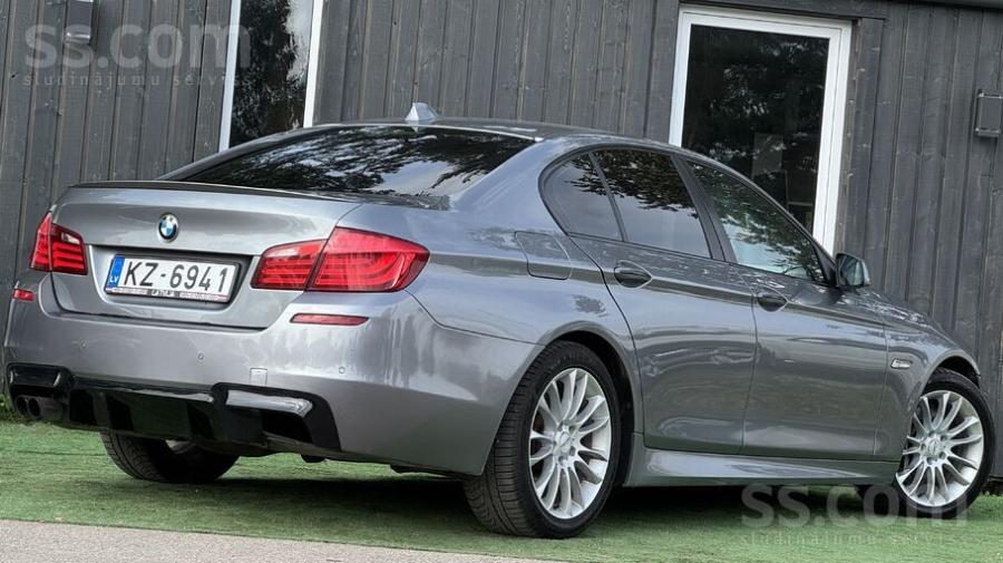 Grey BMW 530 2010 in Riga, with an engine capacity of 3.00 L and mileage of 0 thousand km for 7950 €, photo 7 on AUTOMOTO.COM.LV