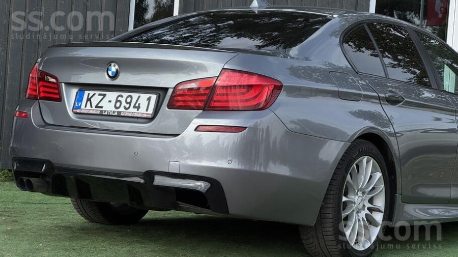 Grey BMW 530 2010 in Riga, with an engine capacity of 3.00 L and mileage of 0 thousand km for 7950 €, photo 10 on AUTOMOTO.COM.LV