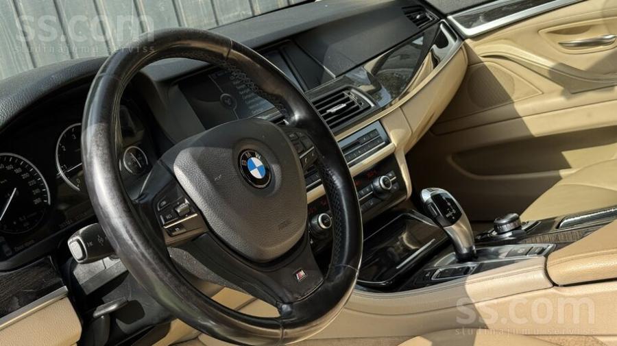 Grey BMW 530 2010 in Riga, with an engine capacity of 3.00 L and mileage of 0 thousand km for 7950 €, photo 12 on AUTOMOTO.COM.LV