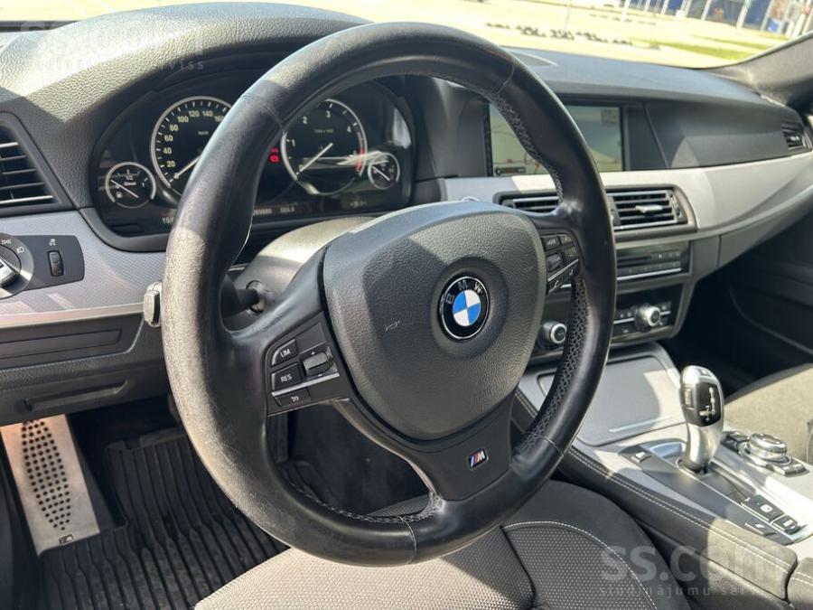 Pelēks BMW 530 2011 Rīga, ar dzinēja tilpumu 3.00 L un nobraukumu 270 tūkst. km par 9000 €, foto 14 vietnē AUTOMOTO.COM.LV