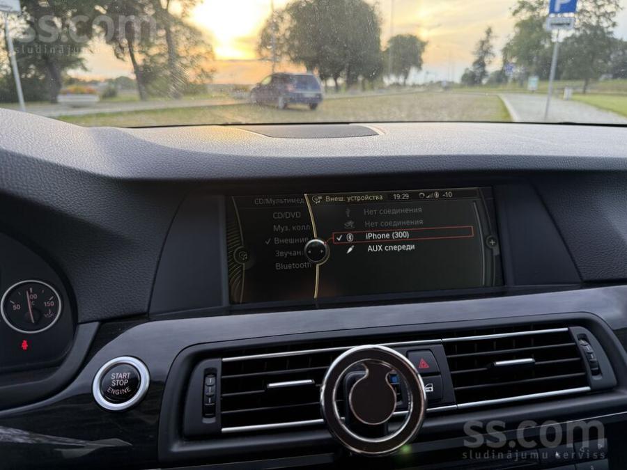 Grey BMW 530 2011 in Riga, with an engine capacity of 3.00 L and mileage of 274 thousand km for 10900 €, photo 11 on AUTOMOTO.COM.LV