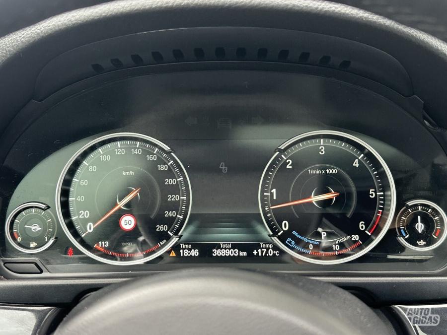 Grey BMW 530 2011 in Marijampole, with an engine capacity of 3.00 L and mileage of 369 thousand km for 12800 €, photo 13 on AUTOMOTO.COM.LV