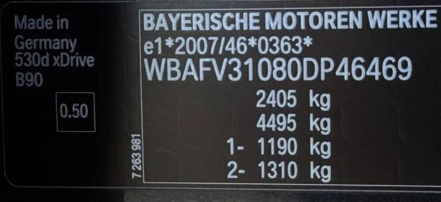Pelēks BMW 530 2011 Jūrmala, ar dzinēja tilpumu 3.00 L un nobraukumu 213 tūkst. km par 8790 €, foto 26 vietnē AUTOMOTO.COM.LV