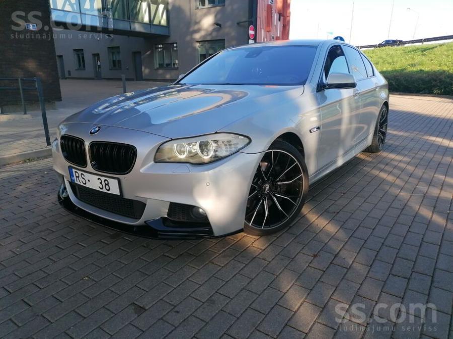 Grey BMW 530 2011 in Daugavpils, with an engine capacity of 3.00 L and mileage of 0 thousand km for 11850 €, photo 3 on AUTOMOTO.COM.LV