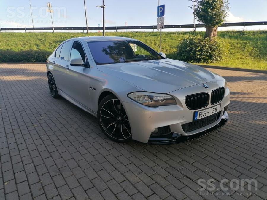 Grey BMW 530 2011 in Daugavpils, with an engine capacity of 3.00 L and mileage of 0 thousand km for 11850 €, photo 7 on AUTOMOTO.COM.LV