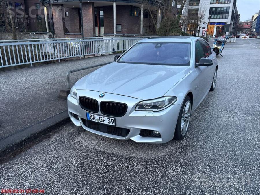 Grey BMW 530 2011 in Riga, with an engine capacity of 3.00 L and mileage of 254 thousand km for 14000 €, photo 1 on AUTOMOTO.COM.LV