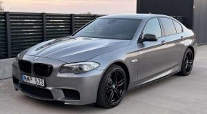 Grey BMW 530 2011 in Vilnius, with an engine capacity of 2.99 L and mileage of 208 thousand km for 8800 €, photo  on AUTOMOTO.COM.LV