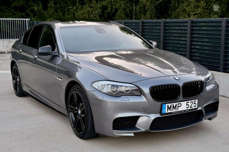 Pelēks BMW 530 2011 Viļņa, ar dzinēja tilpumu 2.99 L un nobraukumu 208 tūkst. km par 8800 €, foto 3 vietnē AUTOMOTO.COM.LV