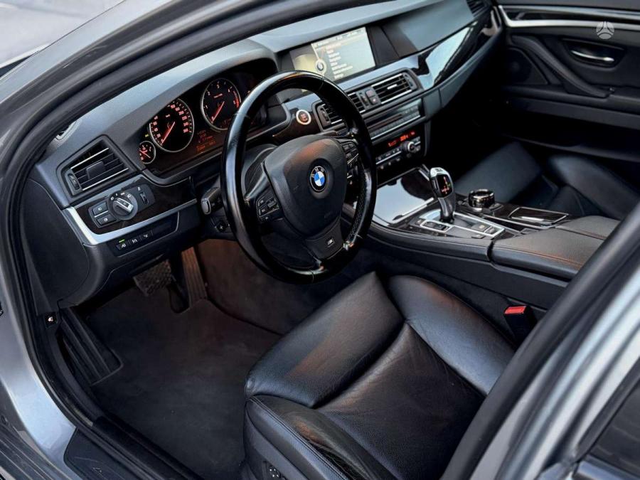 Pelēks BMW 530 2011 Viļņa, ar dzinēja tilpumu 2.99 L un nobraukumu 208 tūkst. km par 8800 €, foto 11 vietnē AUTOMOTO.COM.LV