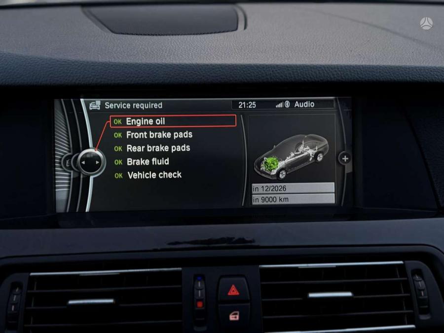 Pelēks BMW 530 2011 Viļņa, ar dzinēja tilpumu 2.99 L un nobraukumu 208 tūkst. km par 8800 €, foto 22 vietnē AUTOMOTO.COM.LV