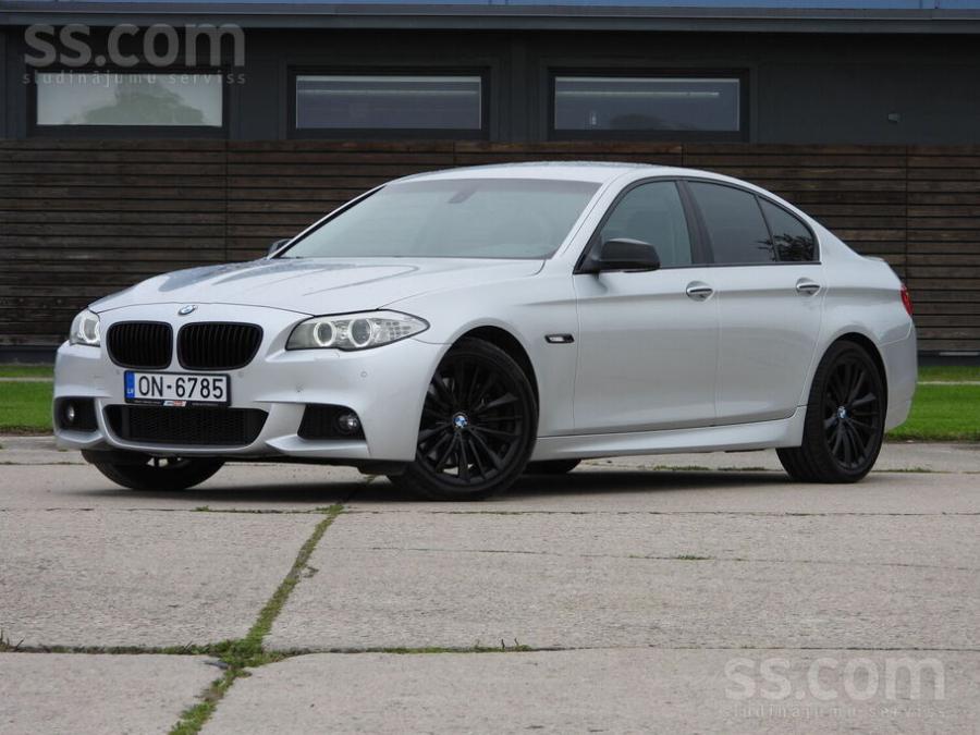 Pelēks BMW 530 2011 Rīga, ar dzinēja tilpumu 3.00 L un nobraukumu 283 tūkst. km par 9990 €, foto 1 vietnē AUTOMOTO.COM.LV