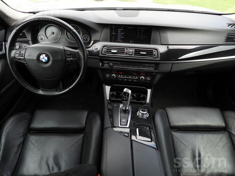 Pelēks BMW 530 2011 Rīga, ar dzinēja tilpumu 3.00 L un nobraukumu 283 tūkst. km par 9990 €, foto 10 vietnē AUTOMOTO.COM.LV