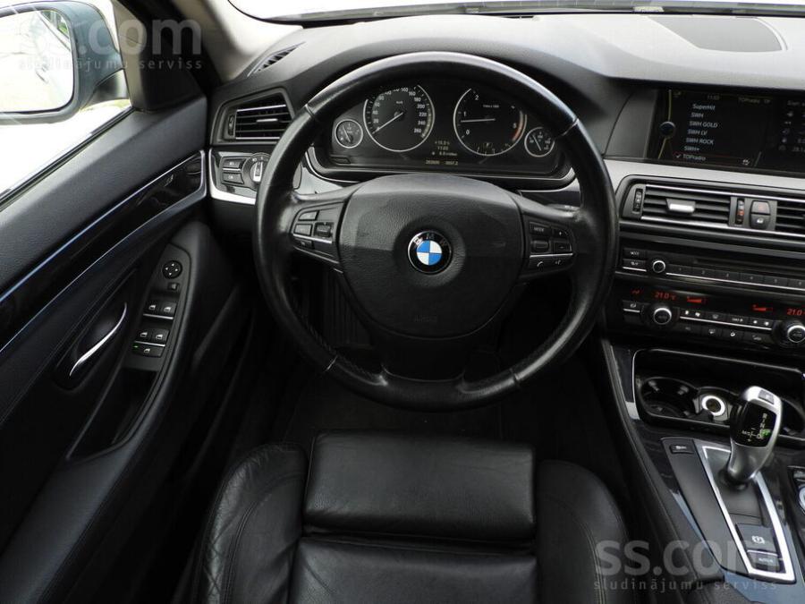 Pelēks BMW 530 2011 Rīga, ar dzinēja tilpumu 3.00 L un nobraukumu 283 tūkst. km par 9990 €, foto 11 vietnē AUTOMOTO.COM.LV