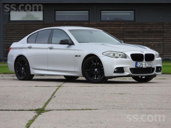 Grey BMW 530 2011 in Riga, with an engine capacity of 3.00 L and mileage of 283 thousand km for 9990 €, photo 4 on AUTOMOTO.COM.LV
