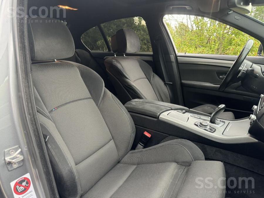 Grey BMW 530 2012 in Valmiera, with an engine capacity of 3.00 L and mileage of 215 thousand km for 13490 €, photo 19 on AUTOMOTO.COM.LV