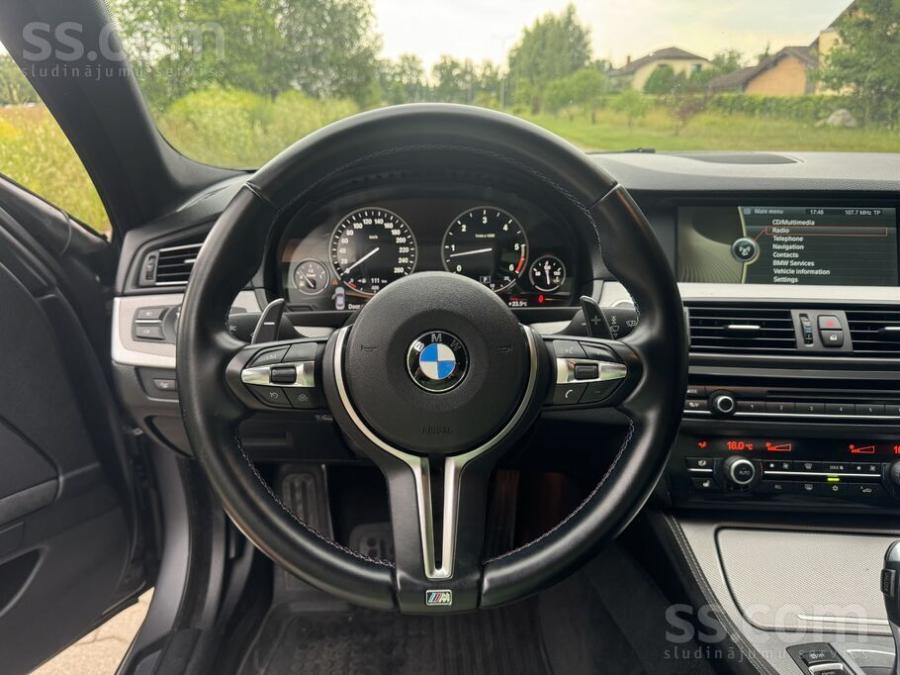 Grey BMW 530 2012 in Valmiera, with an engine capacity of 3.00 L and mileage of 215 thousand km for 13490 €, photo 22 on AUTOMOTO.COM.LV
