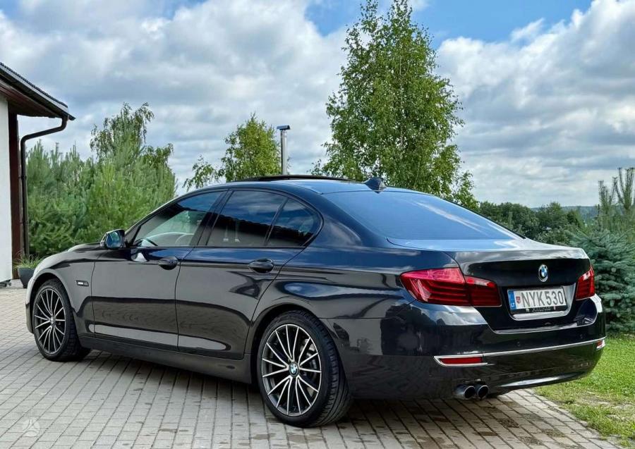 Grey BMW 530 2014 in Vilnius, with an engine capacity of 2.99 L and mileage of 290 thousand km for 9850 €, photo 3 on AUTOMOTO.COM.LV