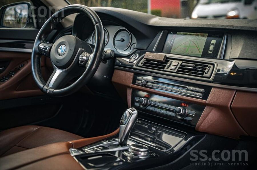 Grey BMW 530 2015 in Riga, with an engine capacity of 3.00 L and mileage of 0 thousand km for 9990 €, photo 7 on AUTOMOTO.COM.LV