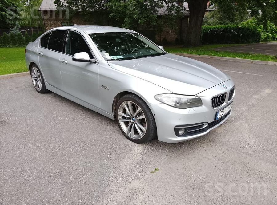 Grey BMW 530 2016 in Riga, with an engine capacity of 3.00 L and mileage of 270 thousand km for 13900 €, photo 5 on AUTOMOTO.COM.LV