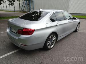 Grey BMW 530 2016 in Riga, with an engine capacity of 3.00 L and mileage of 270 thousand km for 13900 €, photo 8 on AUTOMOTO.COM.LV