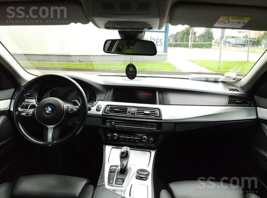 Grey BMW 530 2016 in Riga, with an engine capacity of 3.00 L and mileage of 270 thousand km for 13900 €, photo 12 on AUTOMOTO.COM.LV