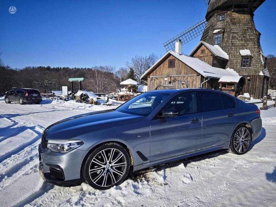 Grey BMW 530 2017 in Vilnius, with an engine capacity of 3.00 L and mileage of 295 thousand km for 19200 €, photo 1 on AUTOMOTO.COM.LV