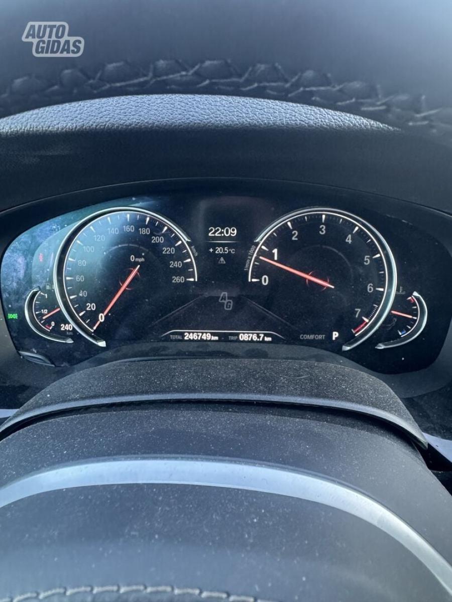 Pelēks BMW 530 2017 Plungė, ar dzinēja tilpumu 2.00 L un nobraukumu 246 tūkst. km par 20500 €, foto 14 vietnē AUTOMOTO.COM.LV
