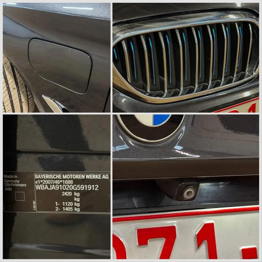Grey BMW 530 2017 in Jurmala, with an engine capacity of 2.00 L and mileage of 226 thousand km for 19995 €, photo 47 on AUTOMOTO.COM.LV