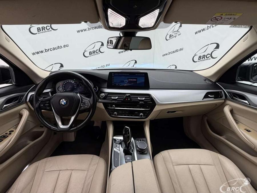 Grey BMW 530 2017 in Vilnius, with an engine capacity of 2.99 L and mileage of 346 thousand km for 17500 €, photo 5 on AUTOMOTO.COM.LV