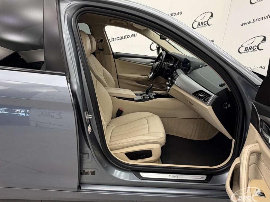 Grey BMW 530 2017 in Vilnius, with an engine capacity of 2.99 L and mileage of 346 thousand km for 17500 €, photo 6 on AUTOMOTO.COM.LV
