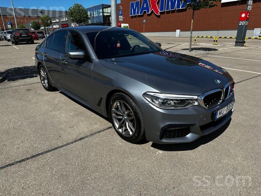 Grey BMW 530 2017 in Riga, with an engine capacity of 3.00 L and mileage of 208 thousand km for 24500 €, photo 1 on AUTOMOTO.COM.LV