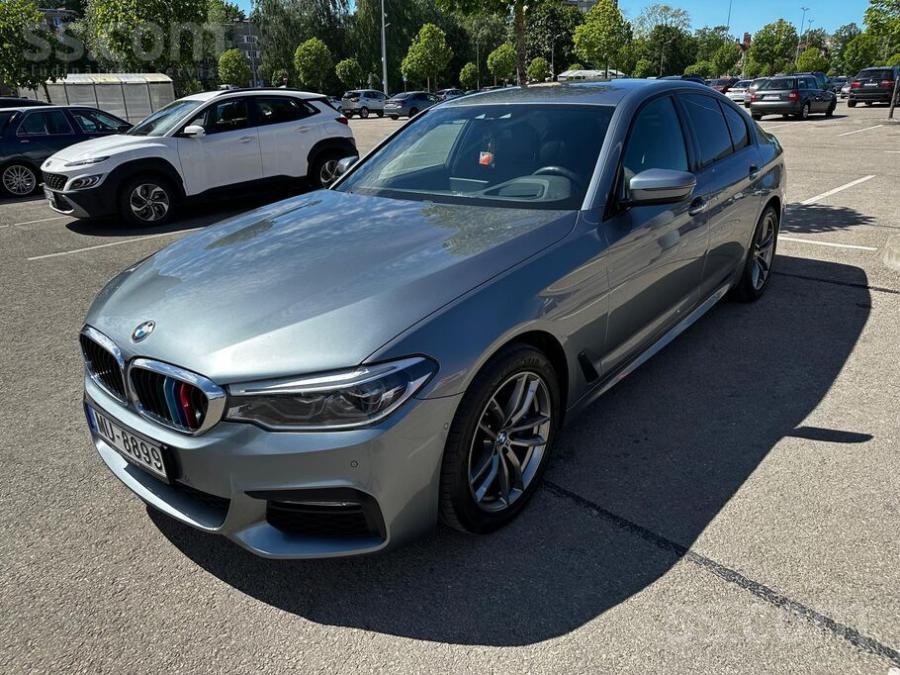 Grey BMW 530 2017 in Riga, with an engine capacity of 3.00 L and mileage of 208 thousand km for 24500 €, photo 3 on AUTOMOTO.COM.LV