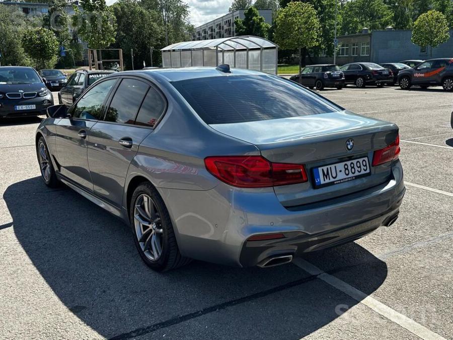 Grey BMW 530 2017 in Riga, with an engine capacity of 3.00 L and mileage of 208 thousand km for 24500 €, photo 4 on AUTOMOTO.COM.LV