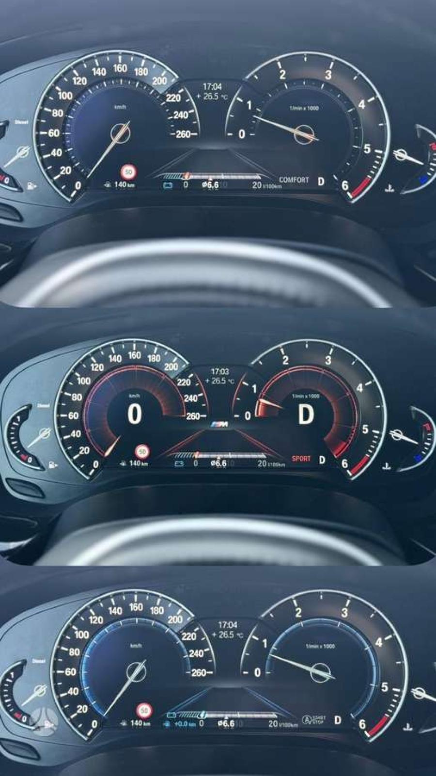 Grey BMW 530 2017 in Kaunas, with an engine capacity of 2.99 L and mileage of 259 thousand km for 22500 €, photo 24 on AUTOMOTO.COM.LV