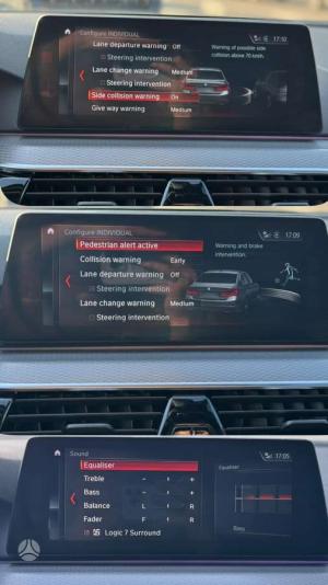 Grey BMW 530 2017 in Kaunas, with an engine capacity of 2.99 L and mileage of 259 thousand km for 22500 €, photo 35 on AUTOMOTO.COM.LV