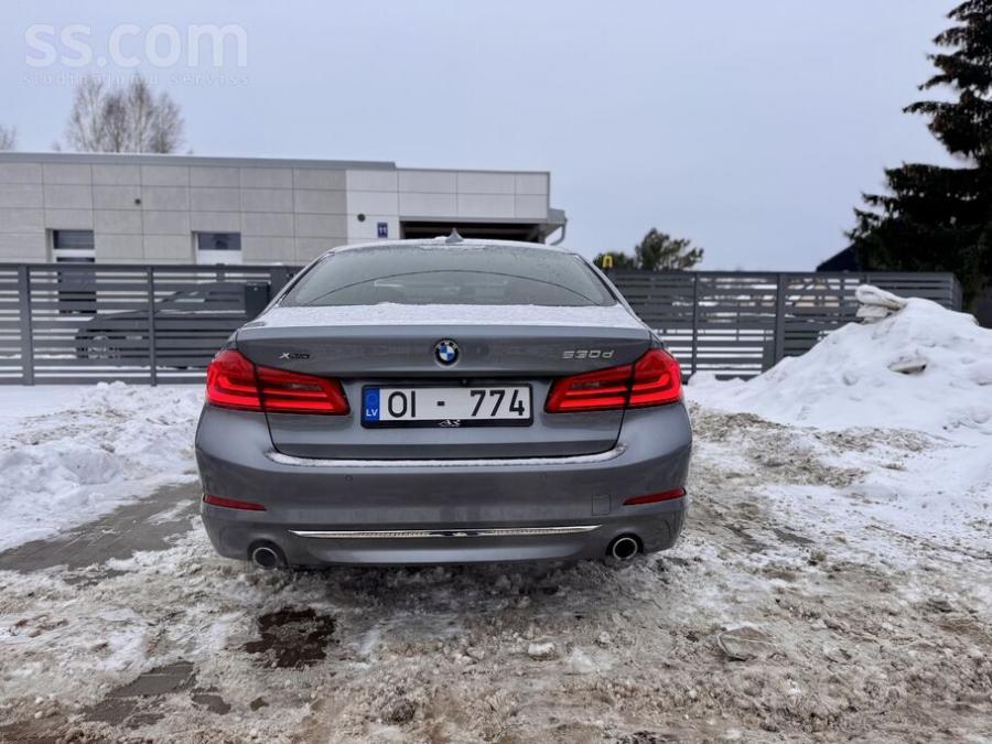 Pelēks BMW 530 2017 Rīga, ar dzinēja tilpumu 3.00 L un nobraukumu 161 tūkst. km par 23900 €, foto 5 vietnē AUTOMOTO.COM.LV