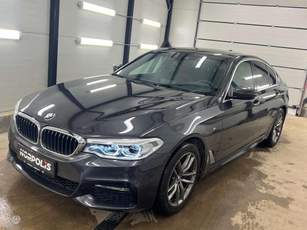 Grey BMW 530 2018 in Vilnius, with an engine capacity of 2.00 L and mileage of 199 thousand km for 22000 €, photo 4 on AUTOMOTO.COM.LV