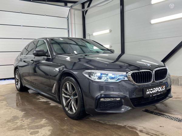 Grey BMW 530 2018 in Vilnius, with an engine capacity of 2.00 L and mileage of 199 thousand km for 22000 €, photo 6 on AUTOMOTO.COM.LV