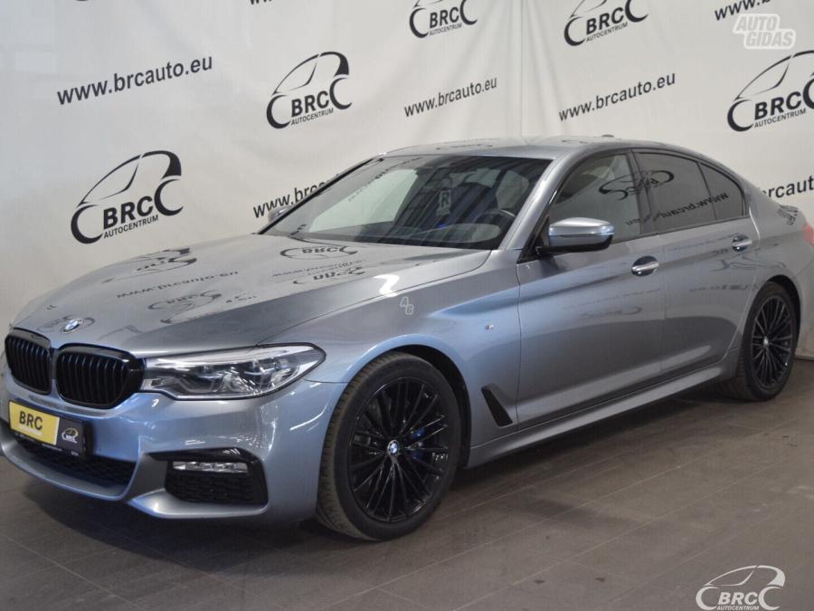 Grey BMW 530 2018 in Riga, with an engine capacity of 3.00 L and mileage of 128 thousand km for 28000 €, photo 1 on AUTOMOTO.COM.LV