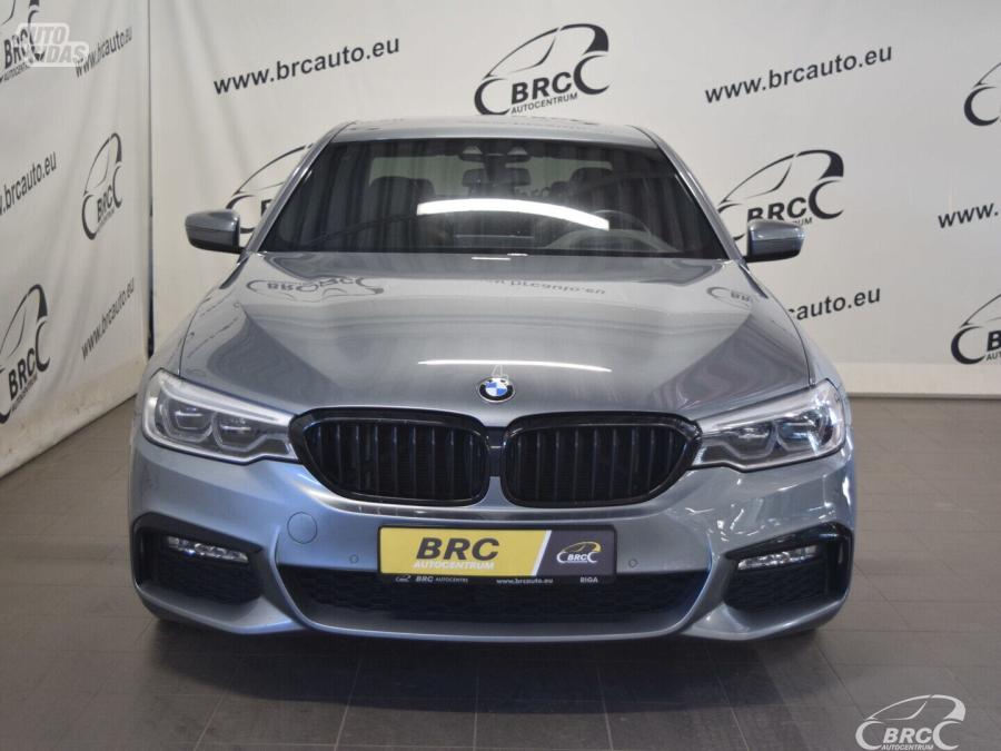 Grey BMW 530 2018 in Riga, with an engine capacity of 3.00 L and mileage of 128 thousand km for 28000 €, photo 27 on AUTOMOTO.COM.LV