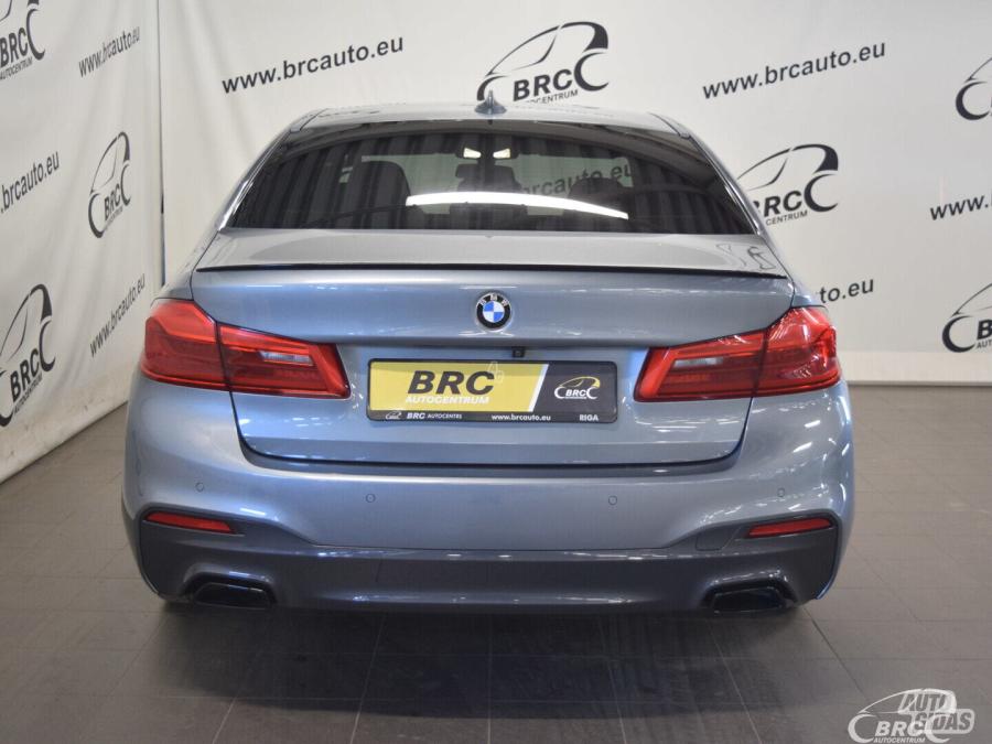 Grey BMW 530 2018 in Riga, with an engine capacity of 3.00 L and mileage of 128 thousand km for 28000 €, photo 28 on AUTOMOTO.COM.LV