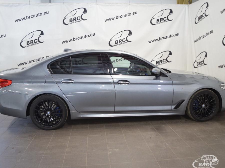 Grey BMW 530 2018 in Riga, with an engine capacity of 3.00 L and mileage of 128 thousand km for 28000 €, photo 30 on AUTOMOTO.COM.LV