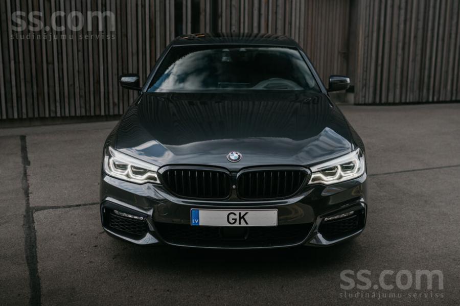 Grey BMW 530 2018 in Riga, with an engine capacity of 3.00 L and mileage of 110 thousand km for 28777 €, photo 4 on AUTOMOTO.COM.LV