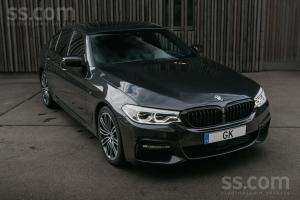 Grey BMW 530 2018 in Riga, with an engine capacity of 3.00 L and mileage of 110 thousand km for 28777 €, photo 5 on AUTOMOTO.COM.LV