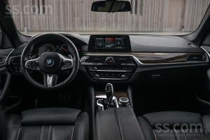 Grey BMW 530 2018 in Riga, with an engine capacity of 3.00 L and mileage of 110 thousand km for 28777 €, photo 7 on AUTOMOTO.COM.LV